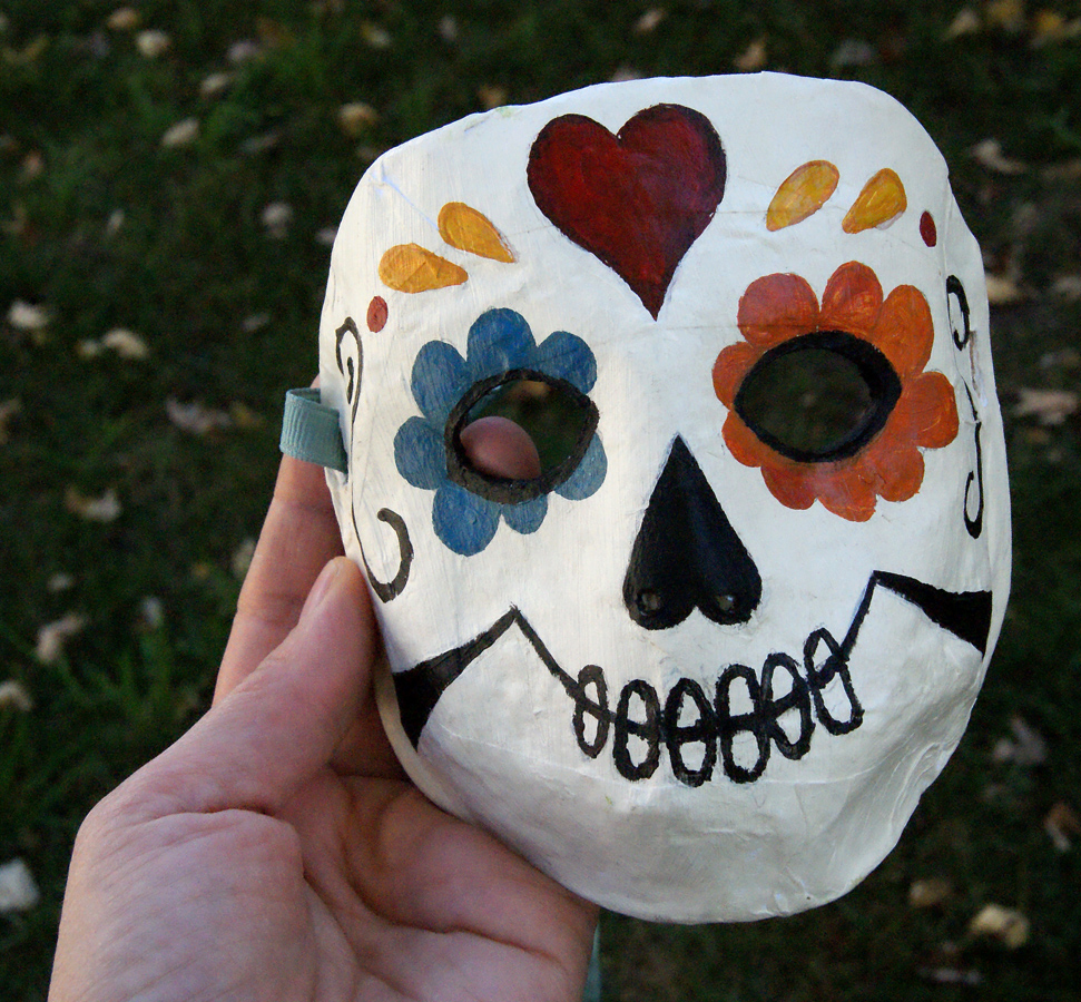Papier Mache Sugar Skull Masks Starving Artist Designs